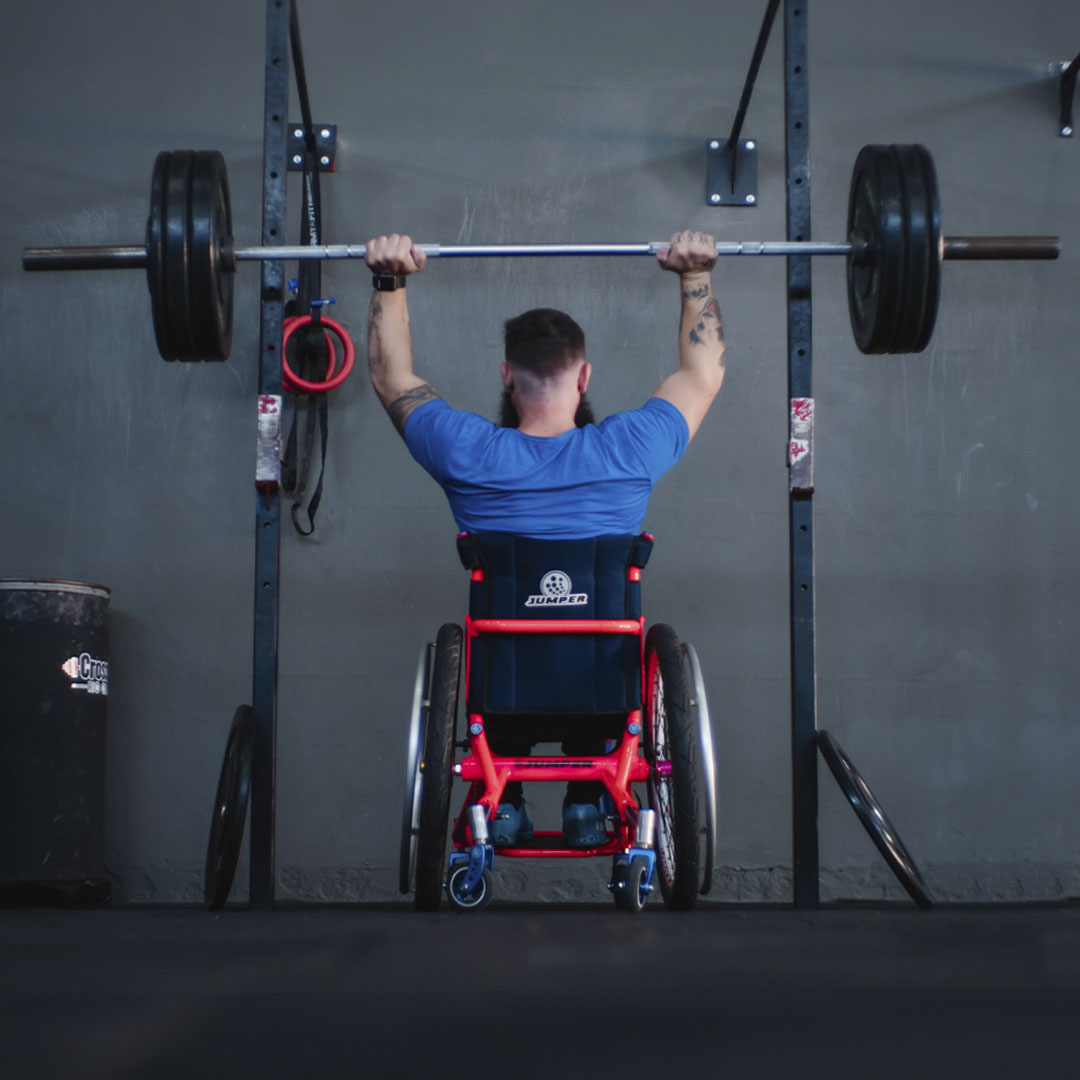 Cadeira de rodas CrossFit - Jumper Equipamentos Cadeira de Rodas Sob Medida